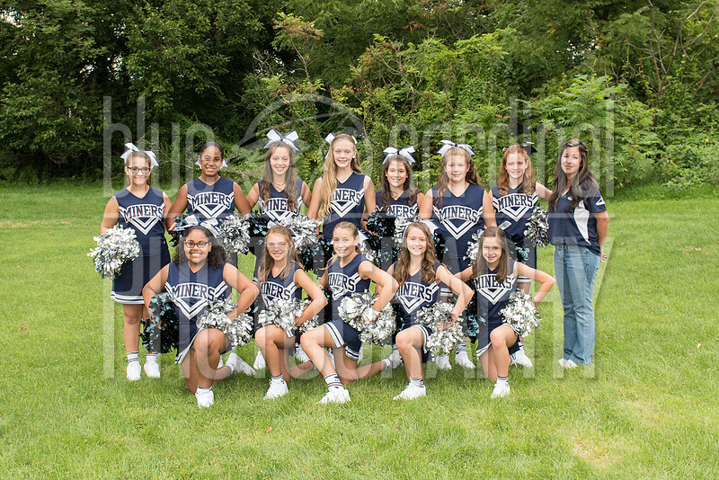 Blue Cardinal Photography | CQM Miners Football & Cheer 2018